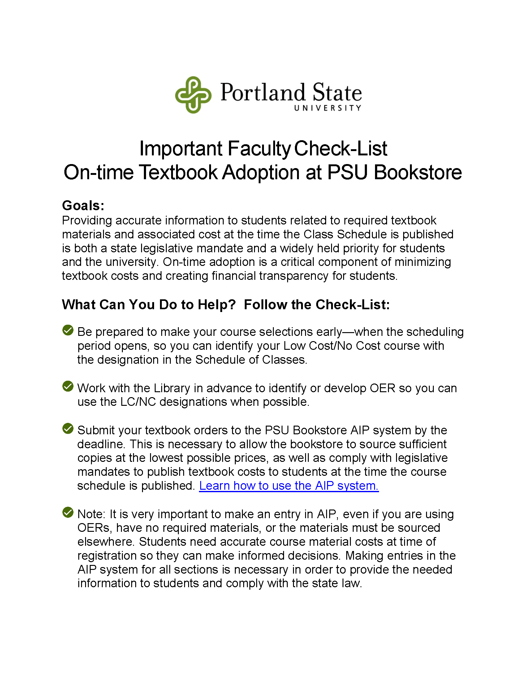 Welcome to Textbook Ordering at Portland State | Portland State University